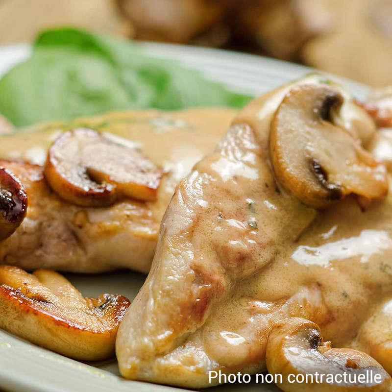 Découvrez notre Suprême de Volaille à la crème | La Maison B à Bourg